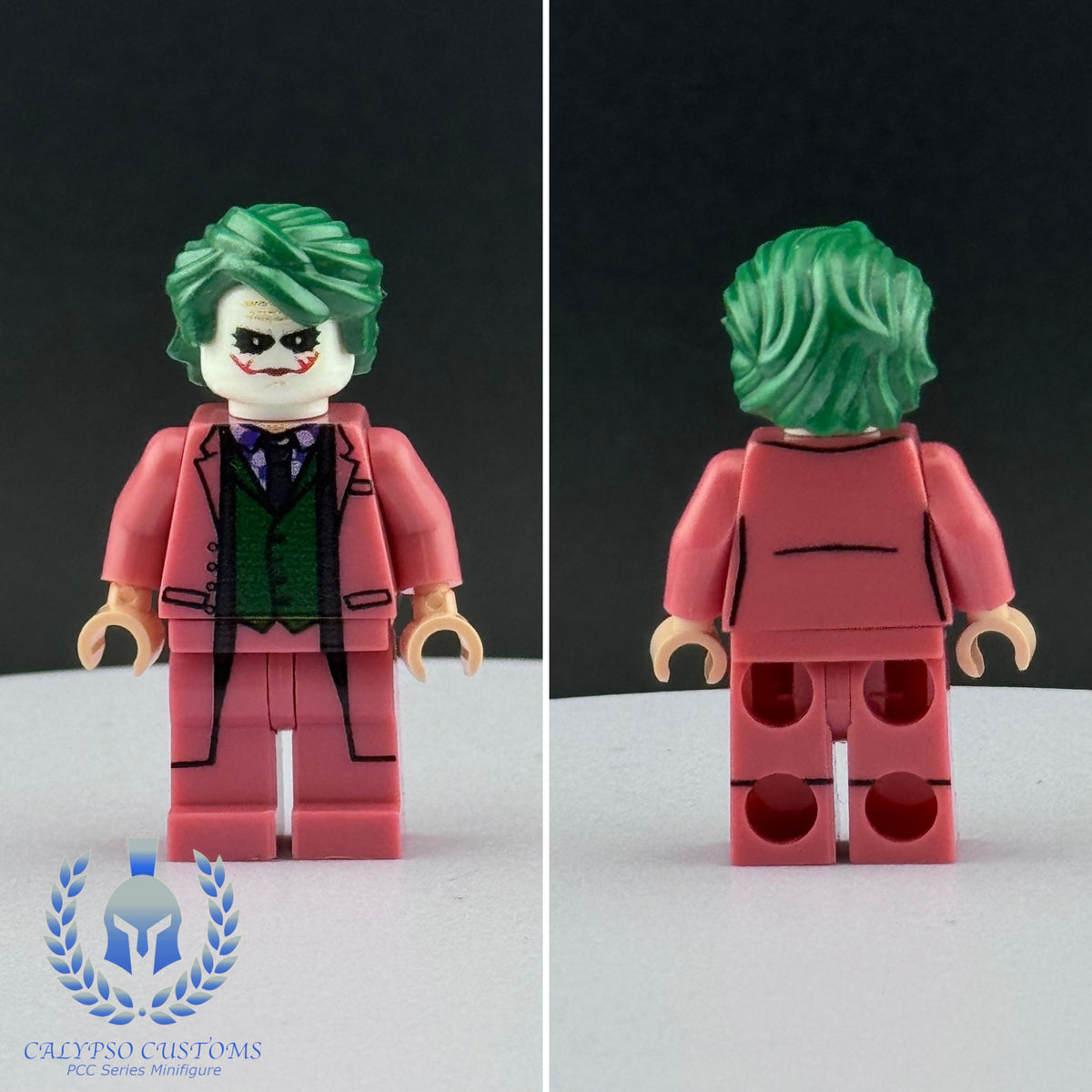 Calypso Customs Dark Knight Mauve Suit Joker Custom Printed PCC Series Miniature