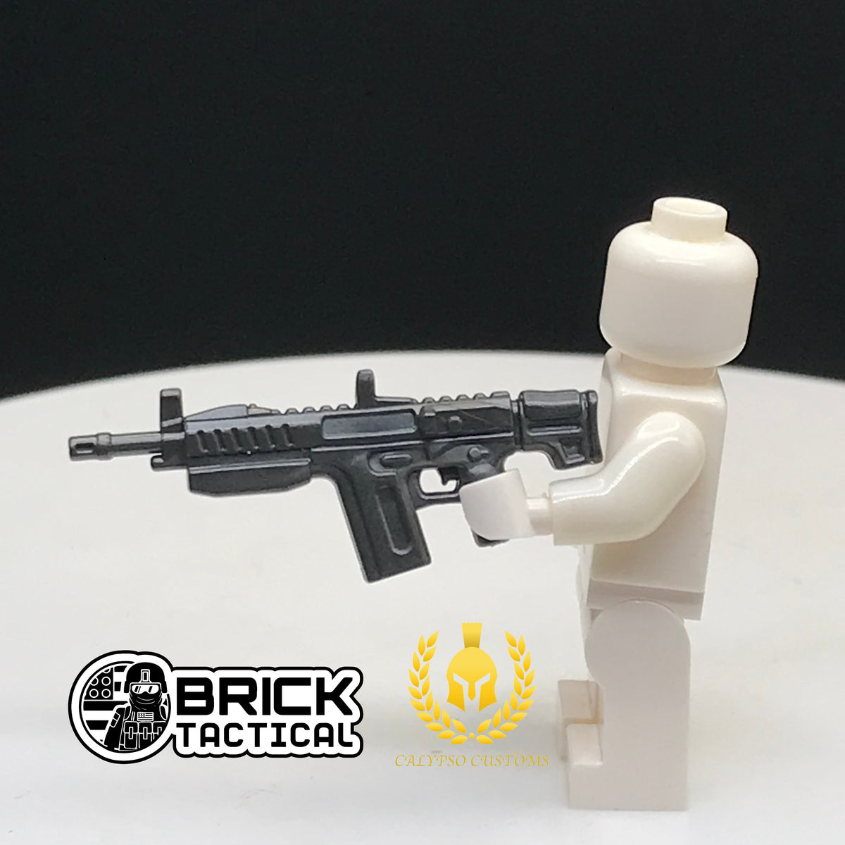 BrickTactical Halo Commando Rifle (Gunmetal) Minifigure Weapon – Calypso Customs