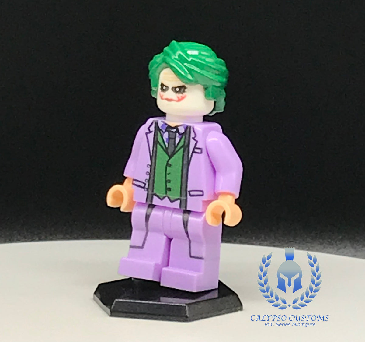Calypso Customs Dark Knight Joker Lavender Custom Printed PCC Series Minifigure