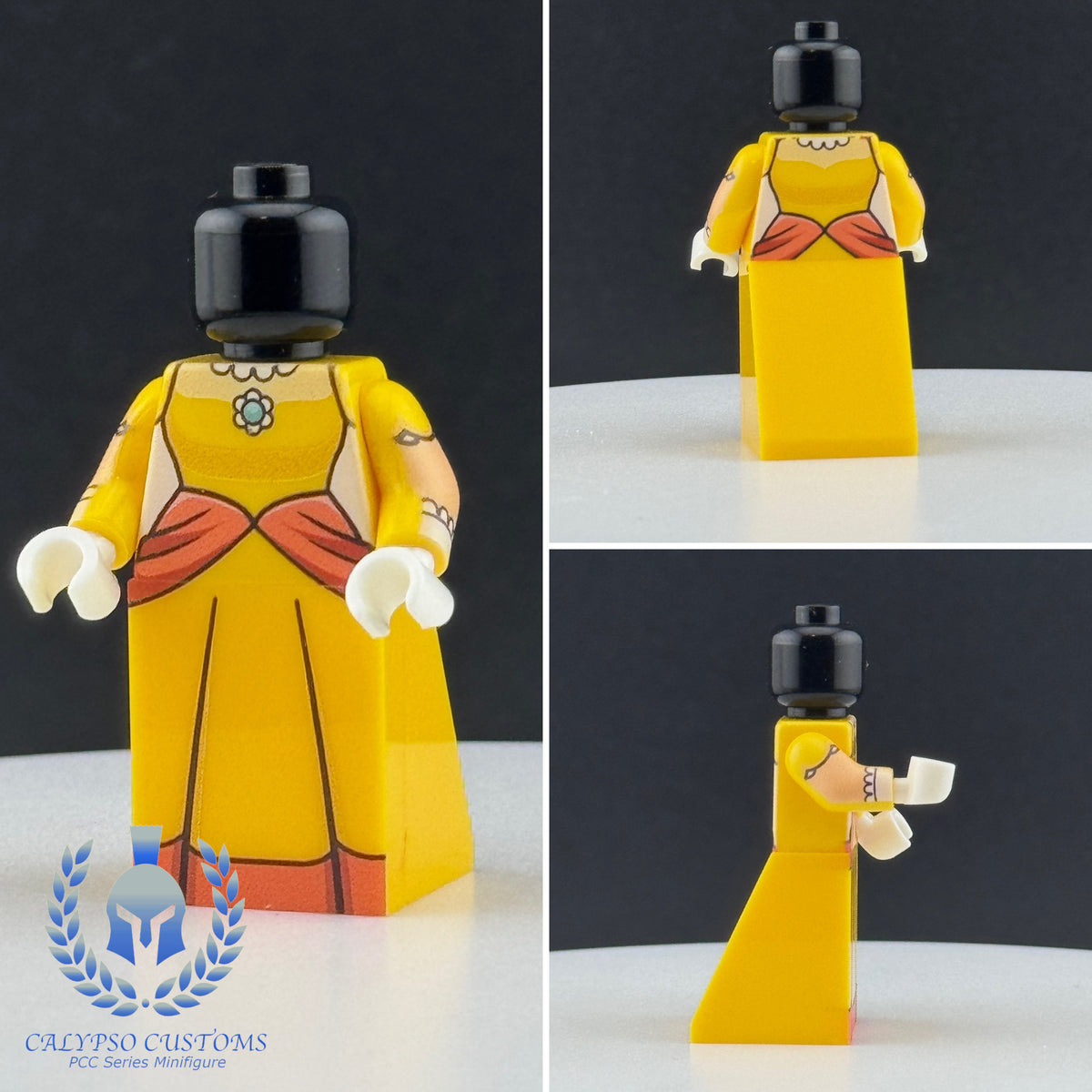 Calypso Customs Princess Daisy Gown PCC Series Minifigure Body