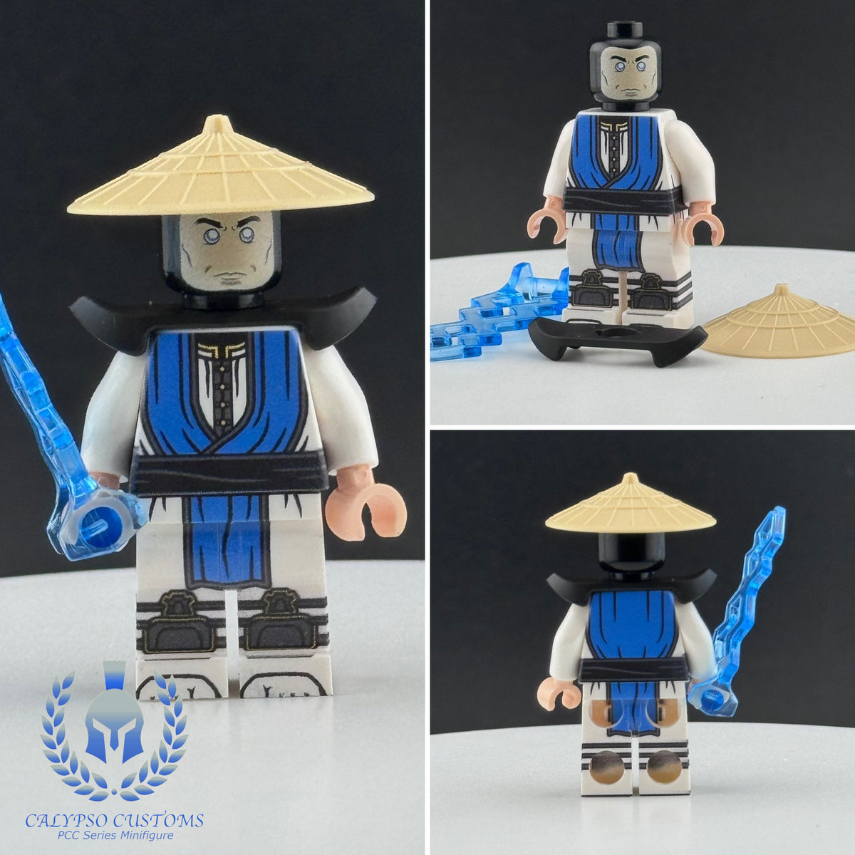 Calypso Customs Mortal Kombat Raiden Custom Printed PCC Series Minifigure