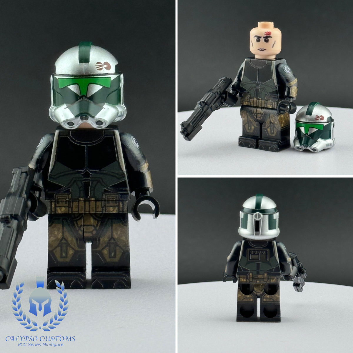 Calypso Customs Clone Commander Bite Custom Printed PCC Series Minifigure