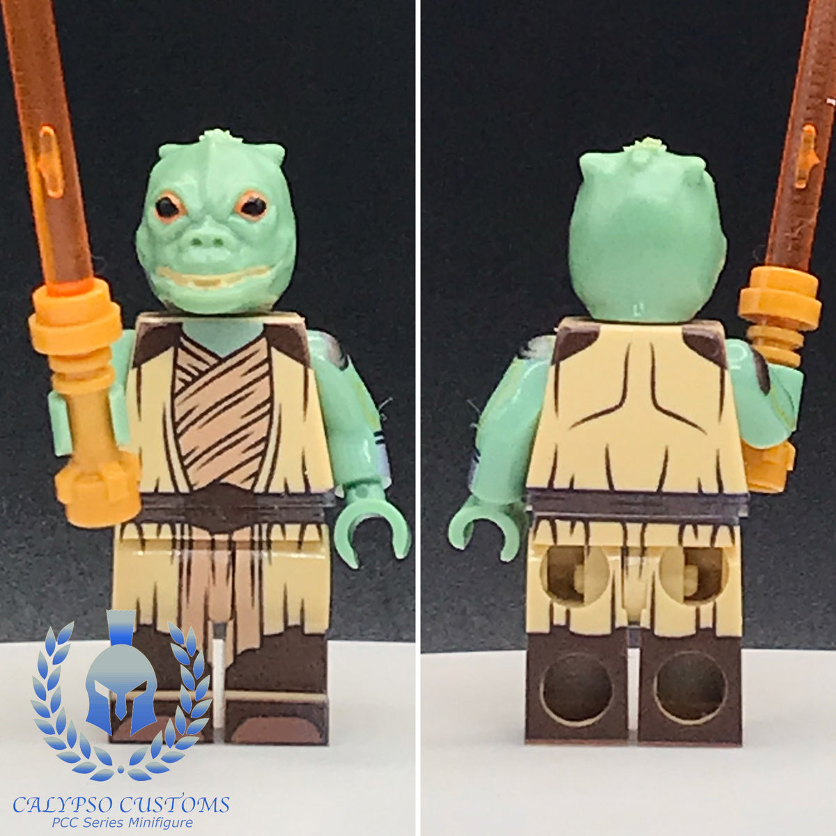 Calypso Customs Trandoshan Jedi Knight Custom Printed PCC Series Minifigure