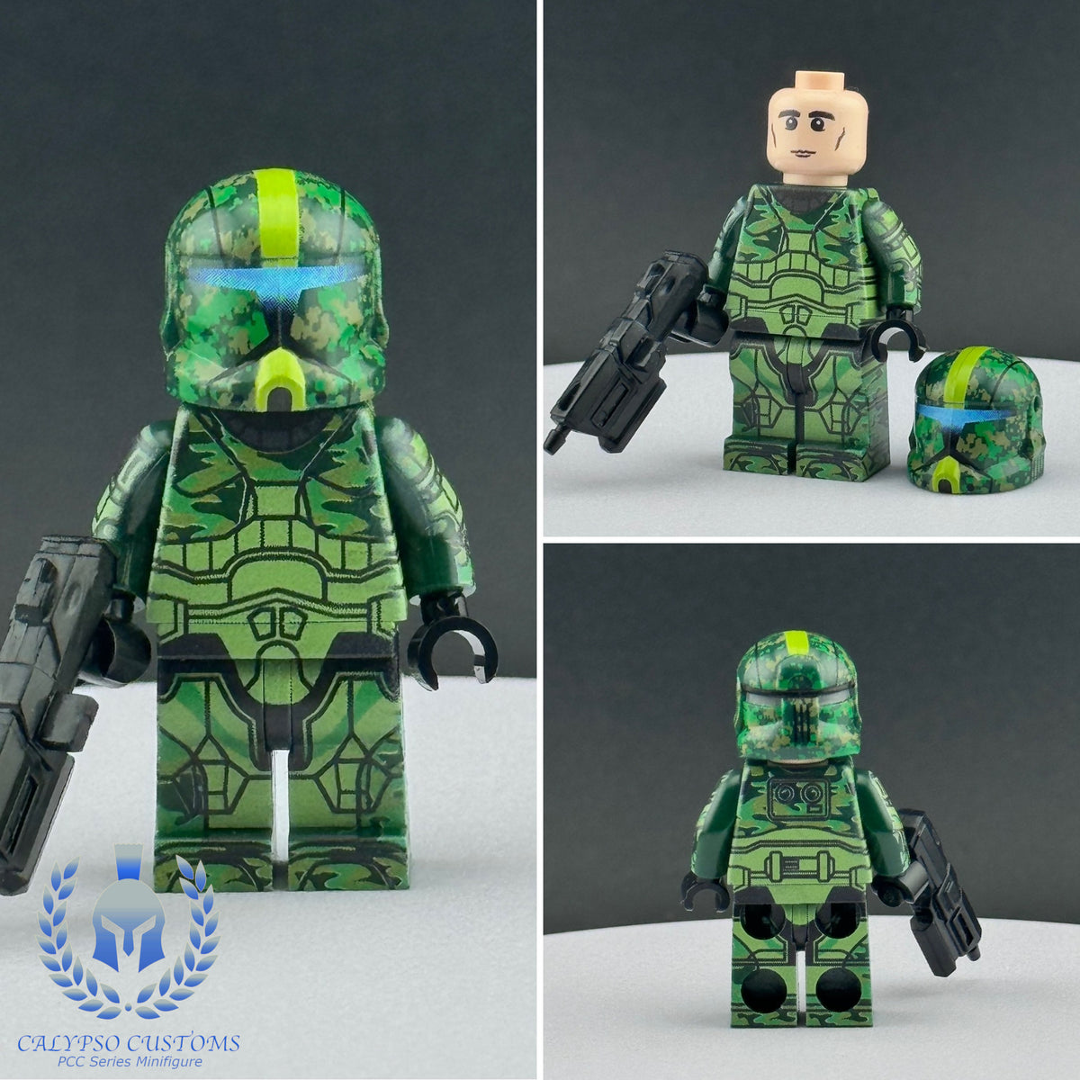 Calypso Customs Jungle Clone Commando Fixer Custom Printed PCC Series ...