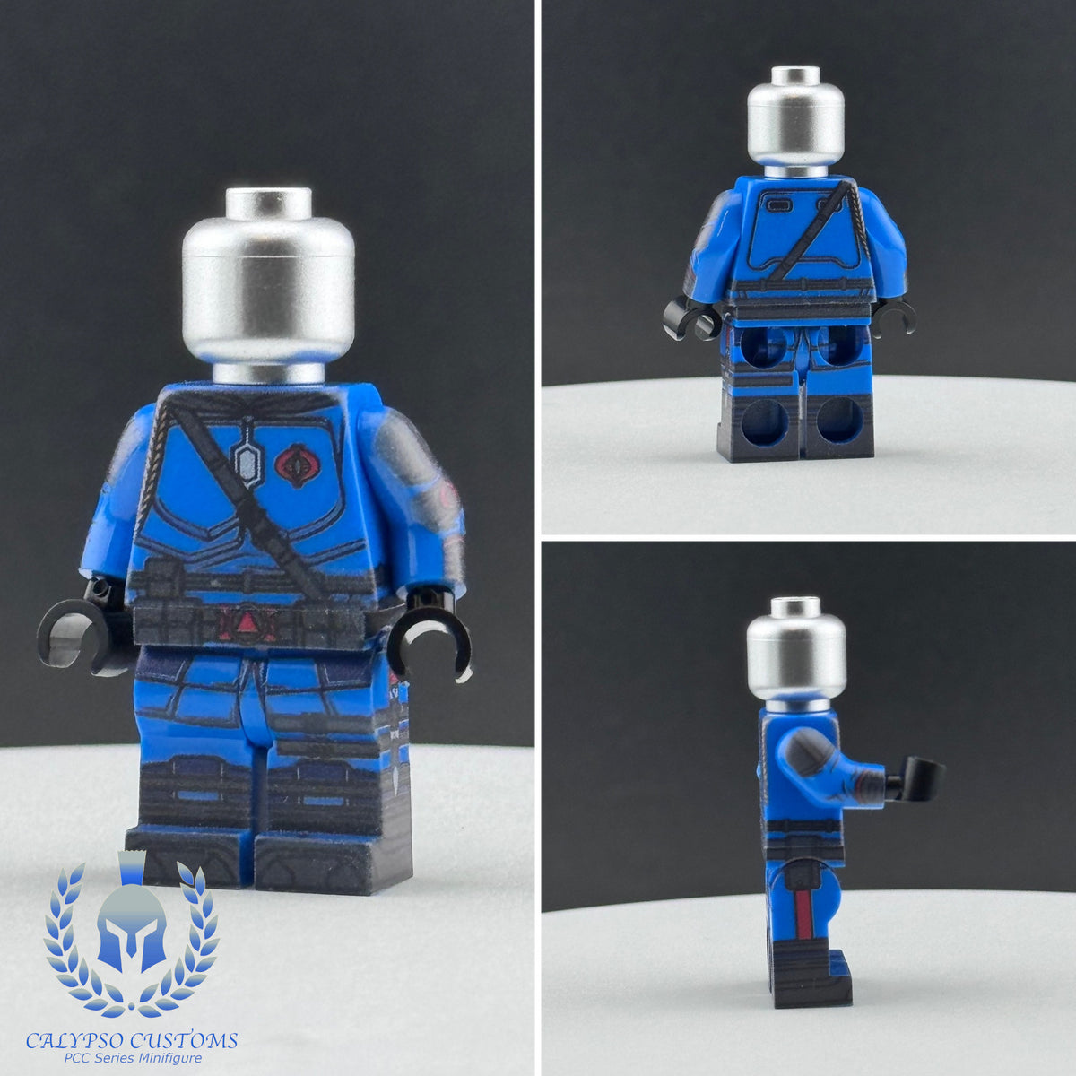 Calypso Customs Cobra Commander Mandalorian Armor PCC Series Minifigure ...