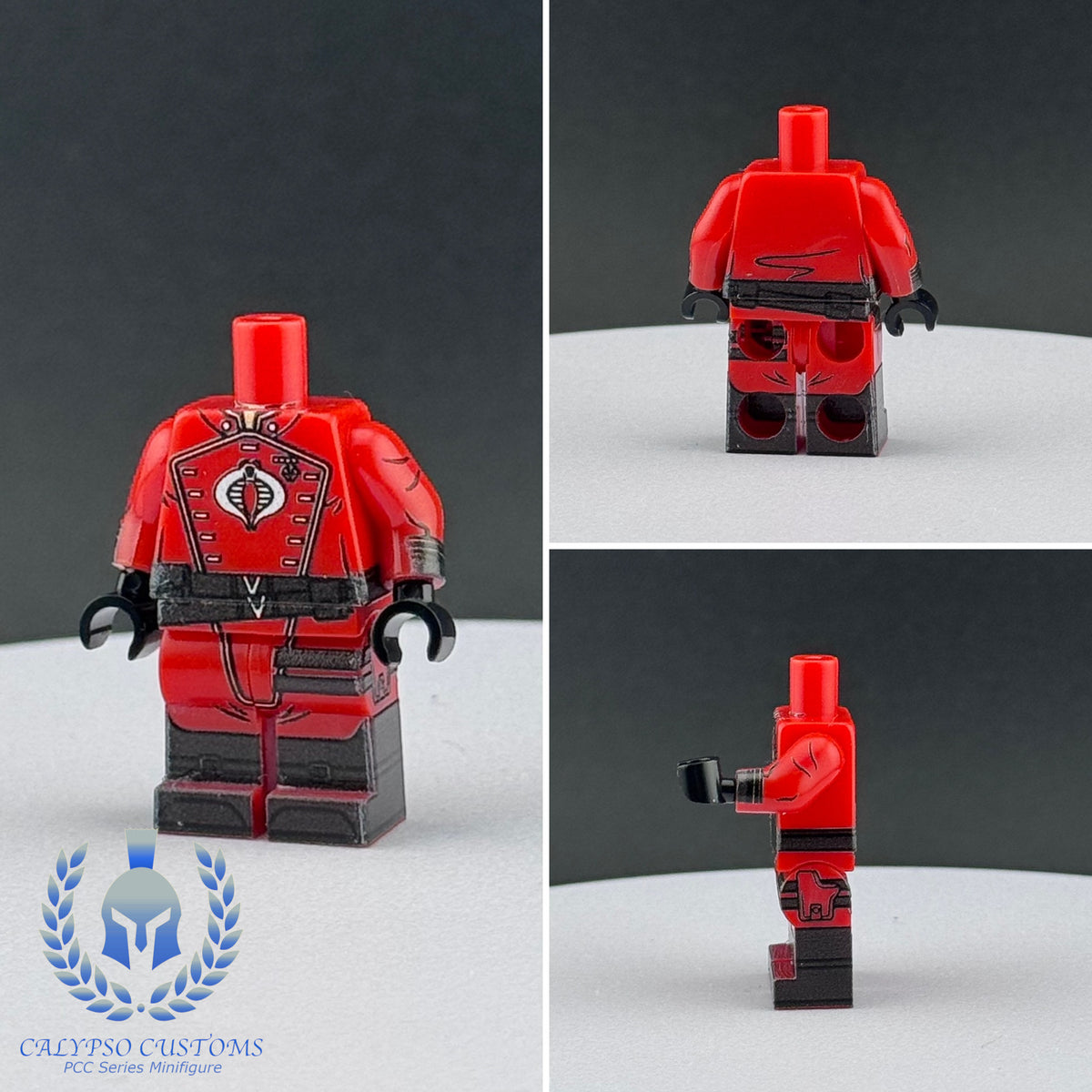 Calypso Customs Custom Printed G.I. Cobra Crimson Guard Armor PCC ...