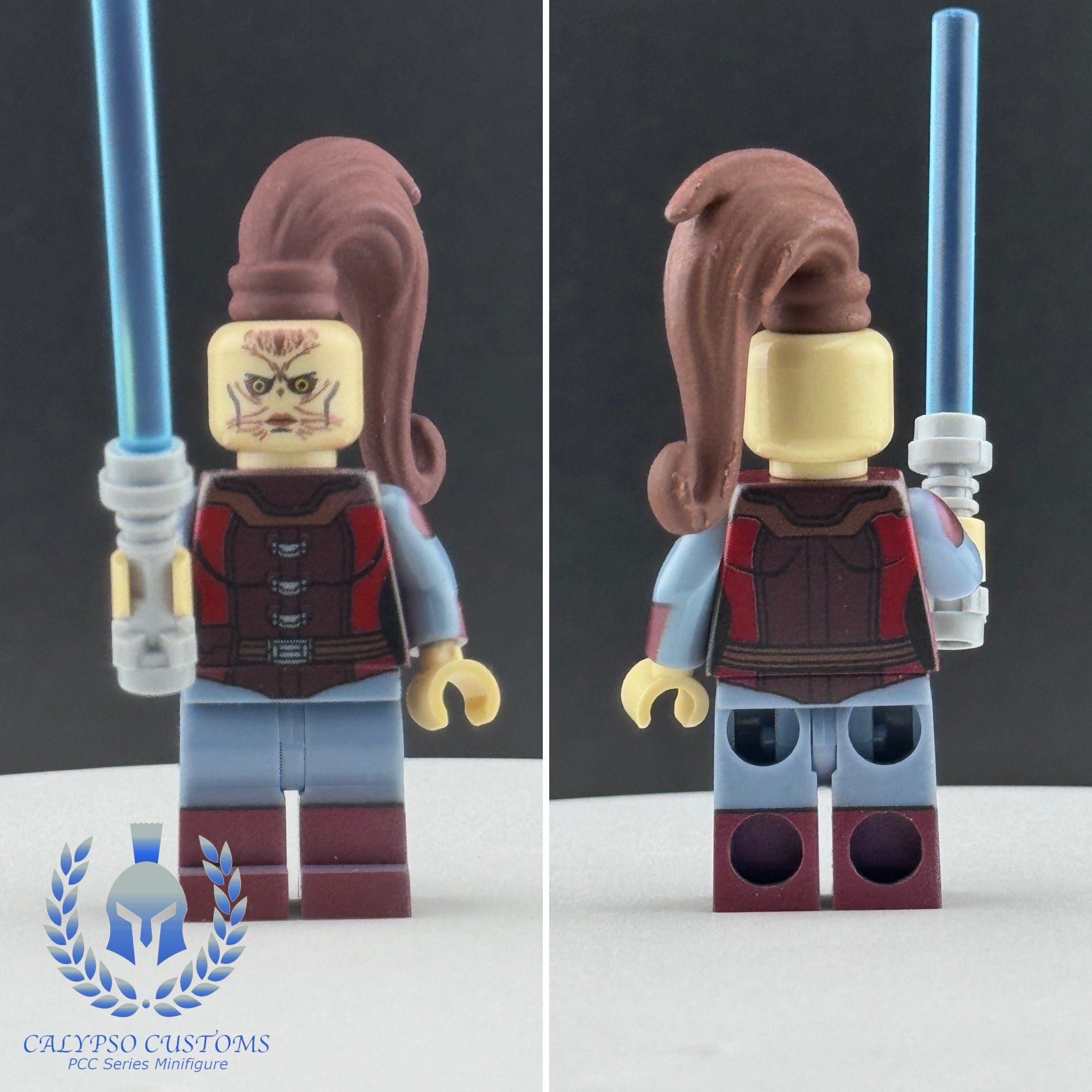 Calypso Customs KOTOR Juhani Custom UV Printed PCC Series Miniature