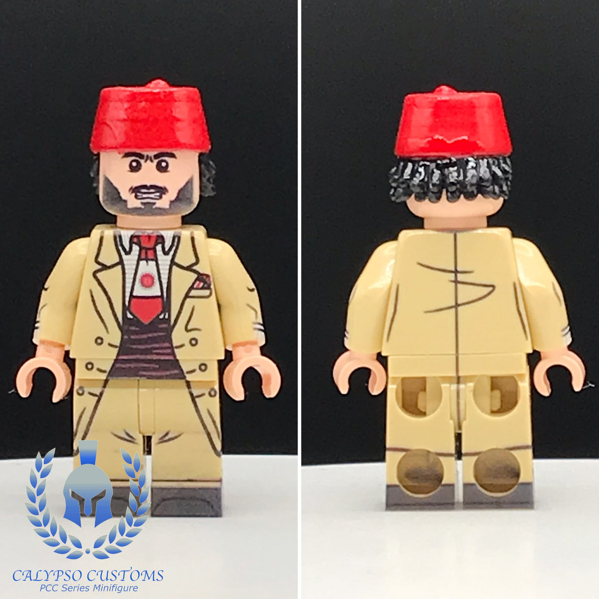 Calypso Customs Indiana Jones Sallah Custom Printed PCC Series Minifigure
