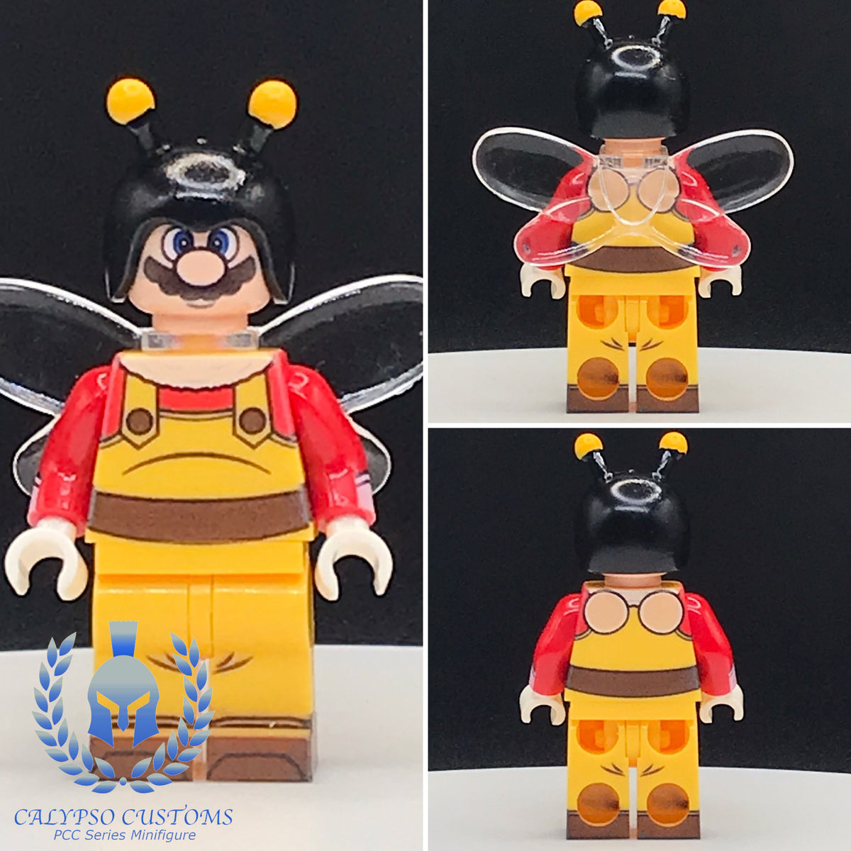 Calypso Customs Mario Bee Custom Printed PCC Series Minifigure
