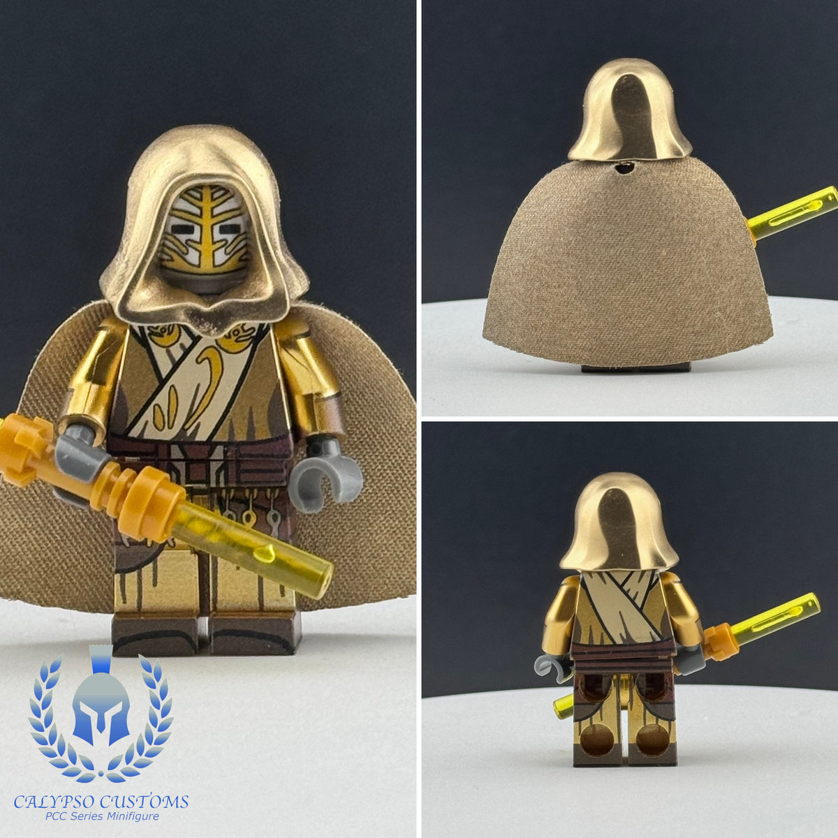 Calypso Customs Golden Jedi Temple Guard Custom Printed PCC Series ...