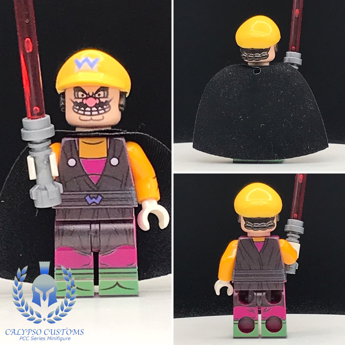 Calypso Customs Sith Crossover Wario Custom Printed PCC Series Minifigure