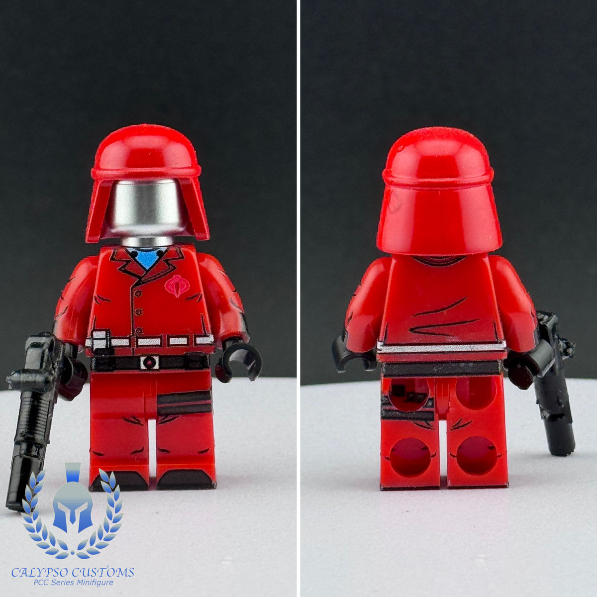 Calypso Customs G.I. Joe Red Cobra Commander Custom Printed PCC Series ...