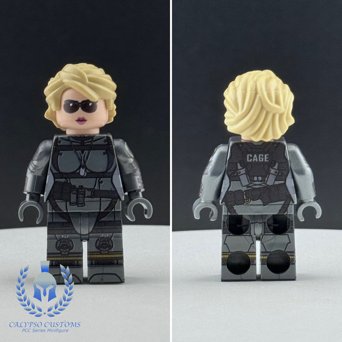 Calypso Customs Mortal Kombat Cassie Cage Custom Printed PCC Series ...