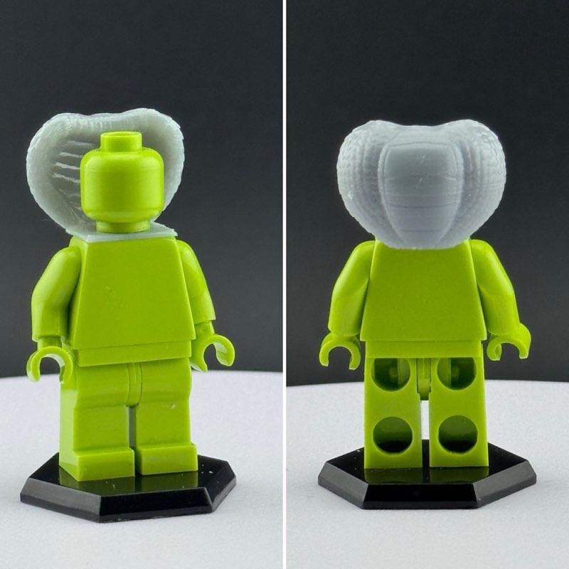 Calypso Customs Custom 3D Printed Cobra Serpentor Hood Miniature Pieces