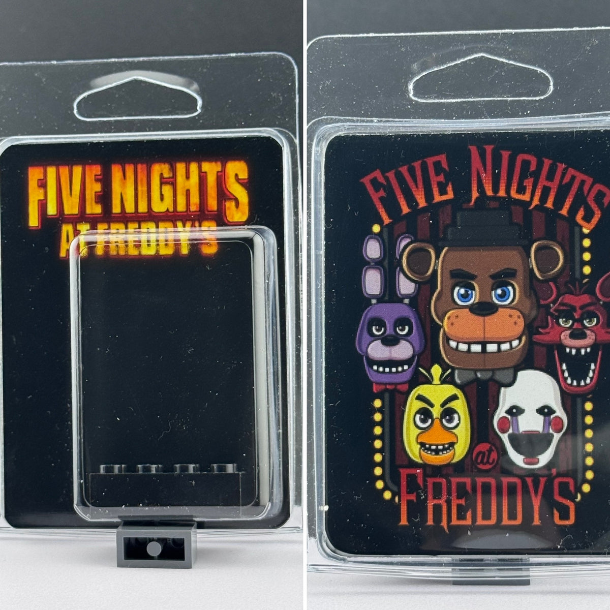 Calypso Customs Minifigure Display Case & FNAF Insert Card
