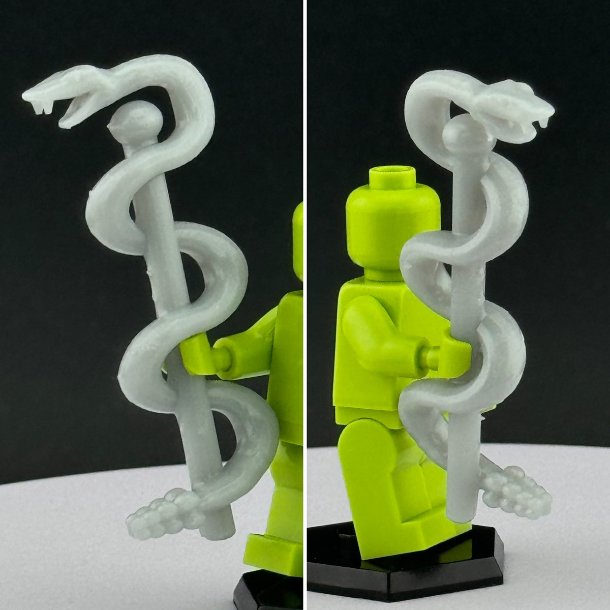 Calypso Customs Custom 3D Printed MOTU Serpent Staff Kit