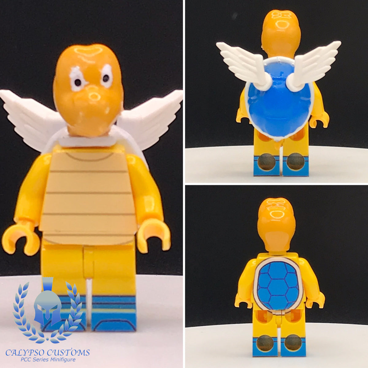 Calypso Customs Winged Red Koopa Custom Printed PCC Series Minifigure
