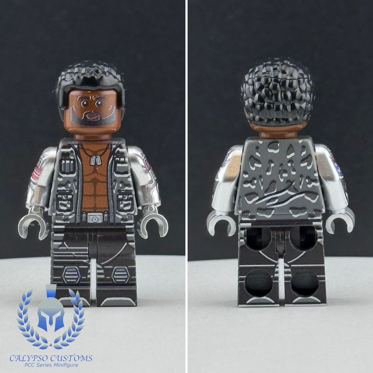 Calypso Customs Mortal Kombat Jax Custom Printed PCC Series Minifigure