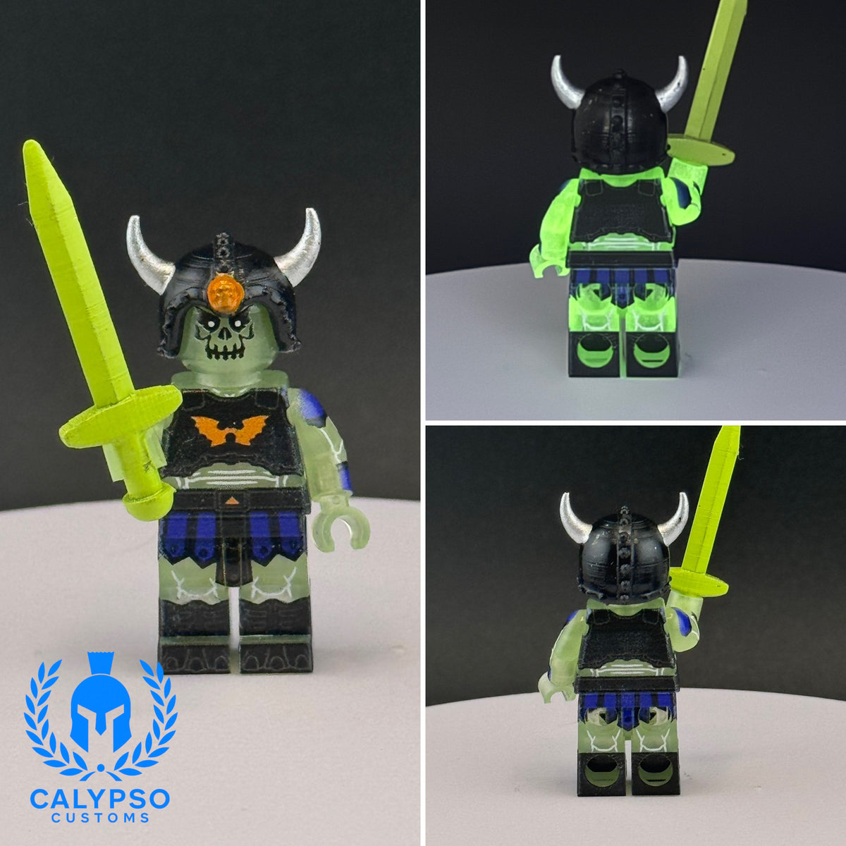 Calypso Customs MOTU Skeleton Warrior V2 Custom Printed PCC Series ...
