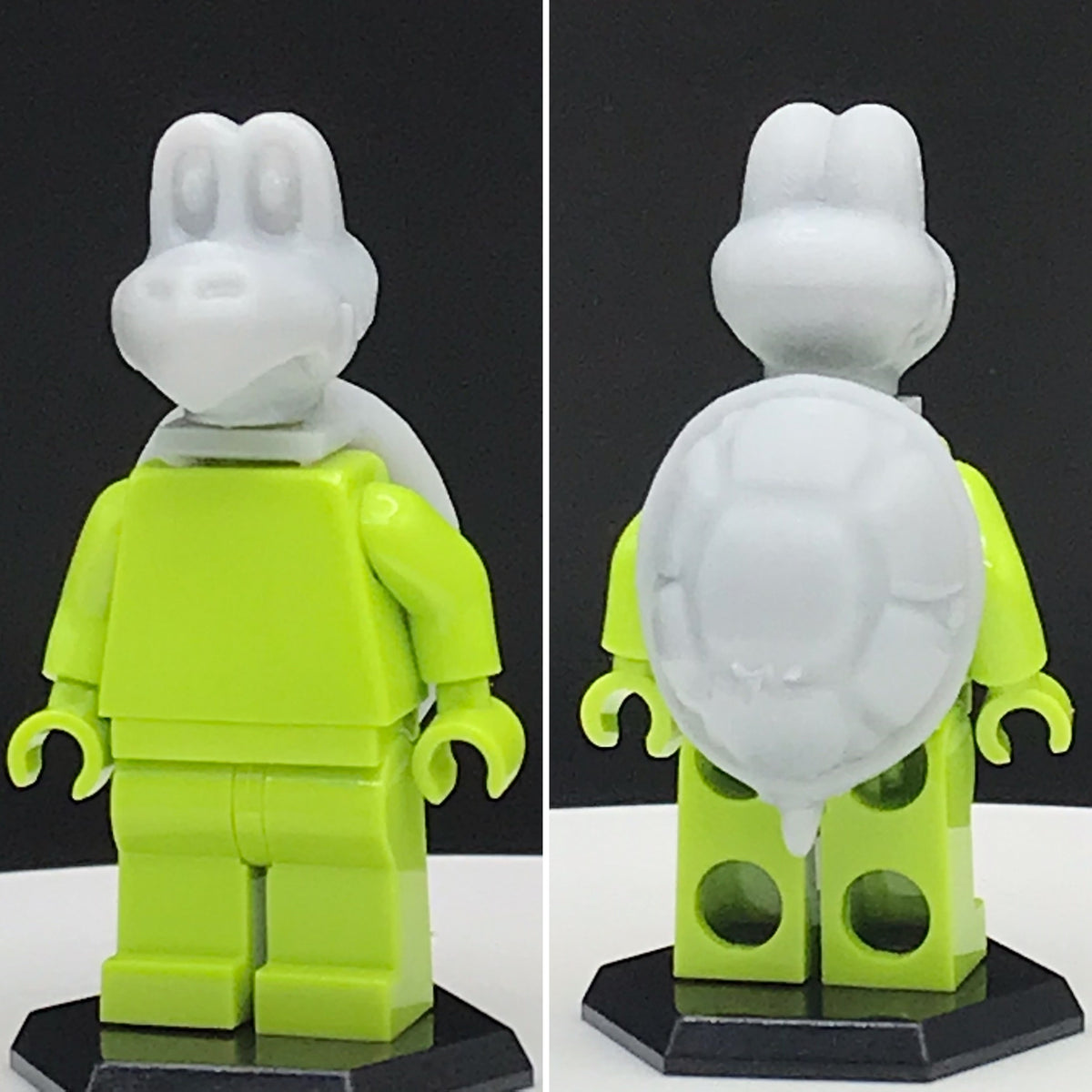 Calypso Customs Custom 3D Dry Bones Koopa Minifigure Kit (3 Pieces)