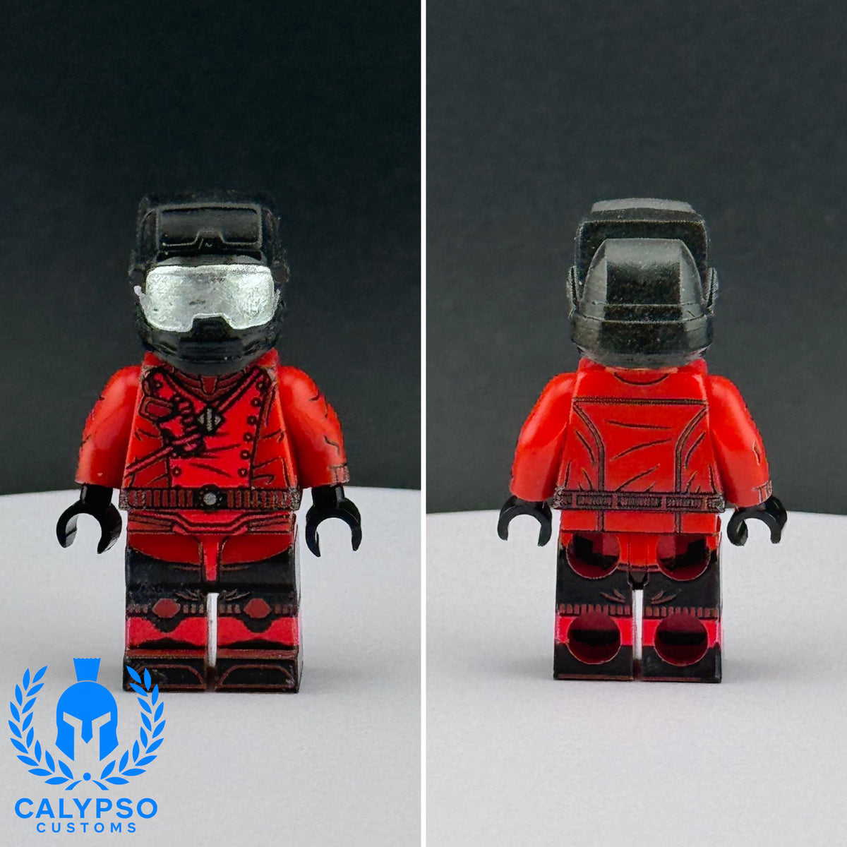 Calypso Customs G.I Joe Cobra Red Strato Viper Custom Printed PCC ...