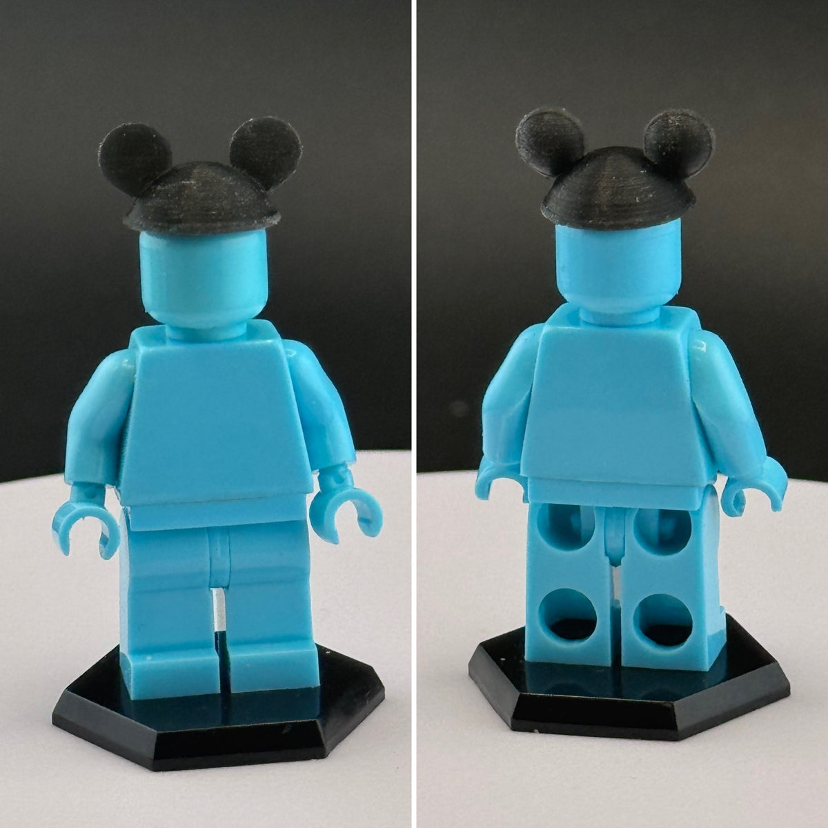 Calypso Customs Custom 3D Printer Mouse Ears Black Miniature Piece
