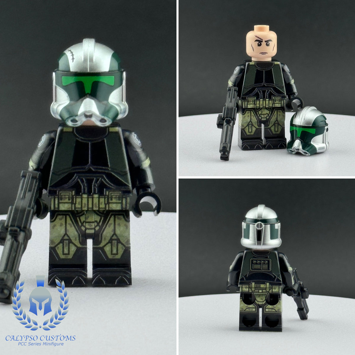 Calypso Customs Clone Commander Buzz Custom Printed PCC Series Minifigure