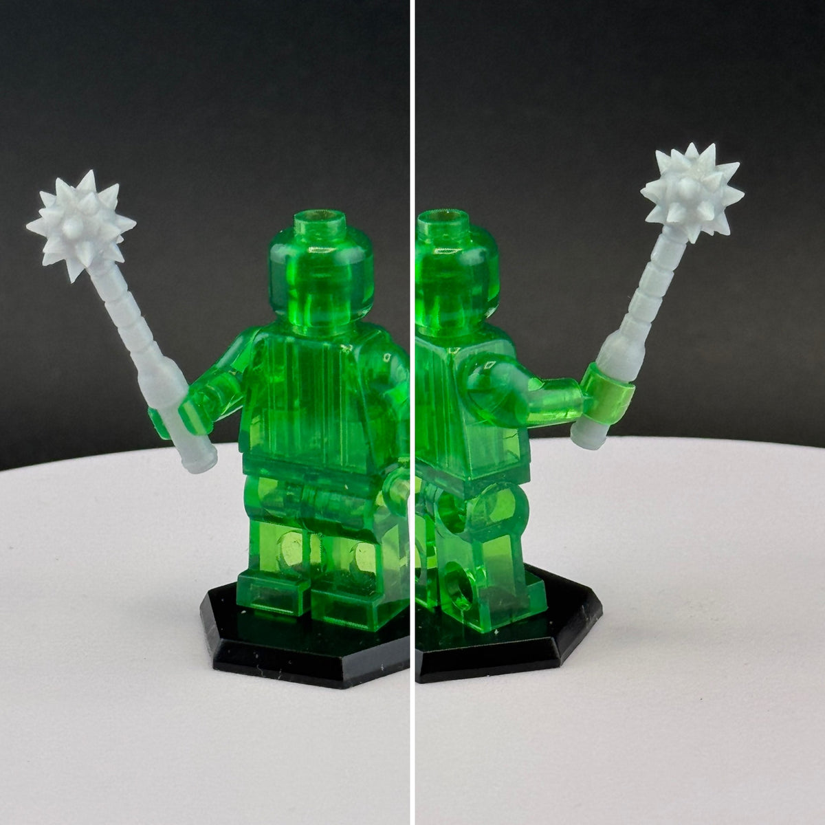 Calypso Customs Custom 3D Printed MOTU Lodar Mace Miniature WEapon Gray ...