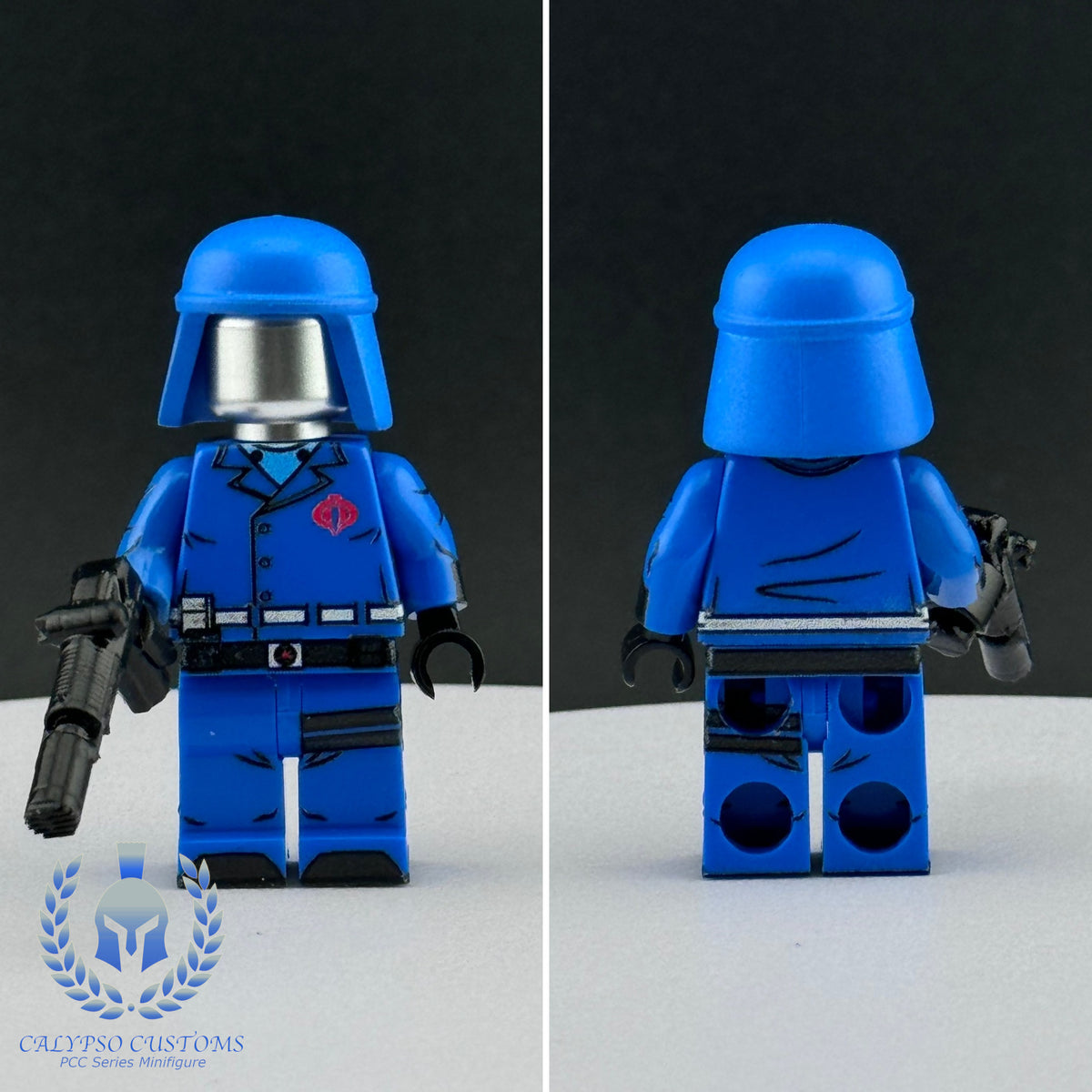 Calypso Customs G.I. Joe Cobra Commander Custom Printed PCC Series ...