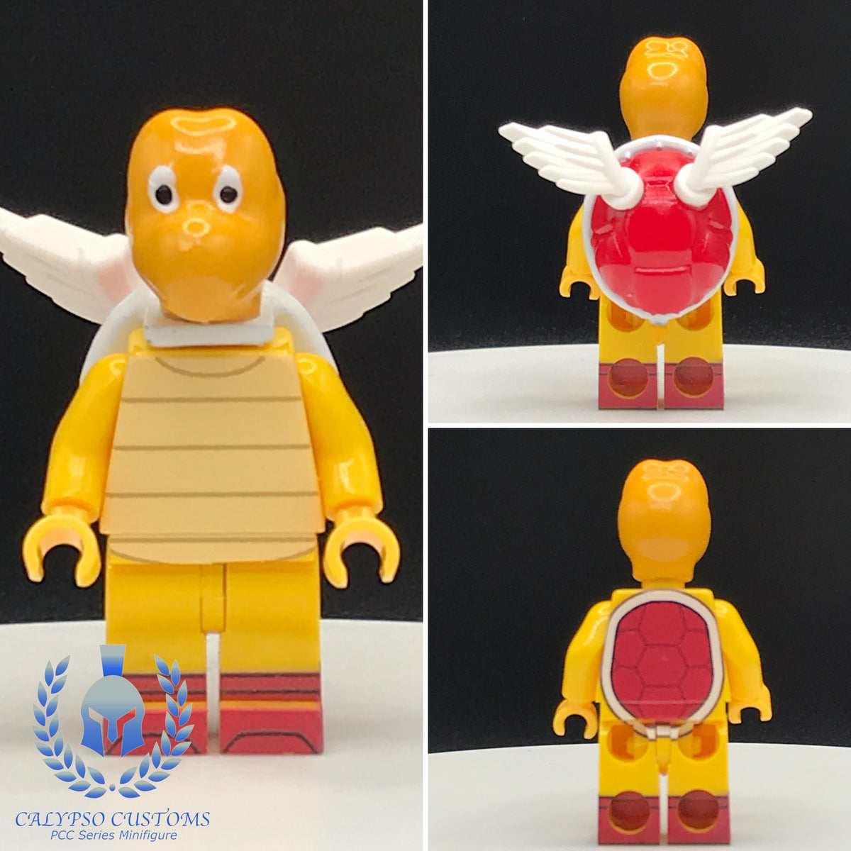 Calypso Customs Winged Red Koopa Custom Printed PCC Series Minifigure