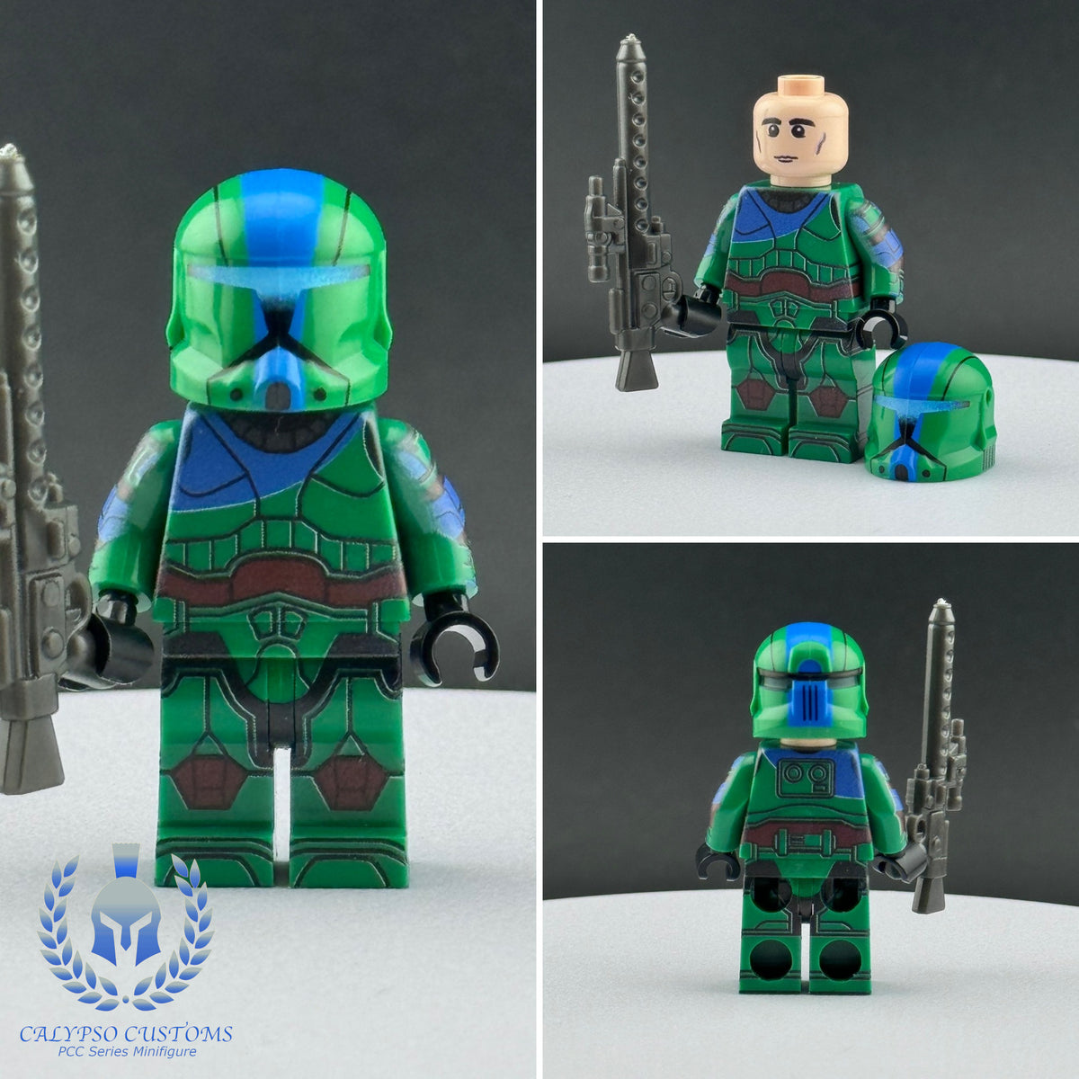Calypso Customs Clone Commando Leo Custom Printed PCC Series Minifigure