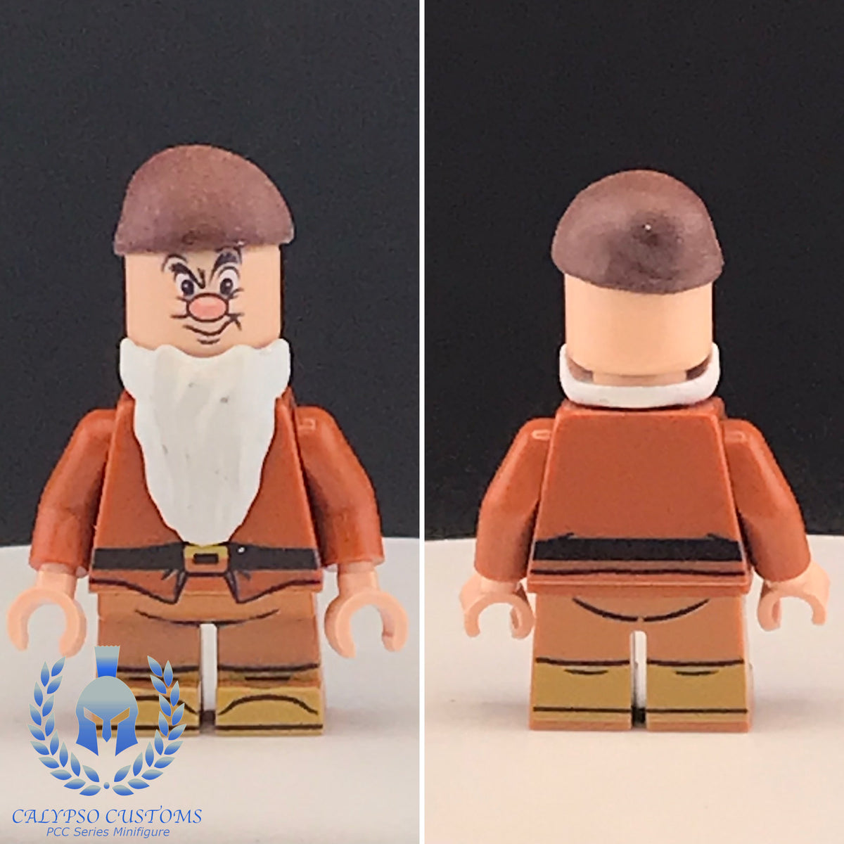 Calypso Customs Dwarf: Grumpy Custom Printed PCC Series Minifigure
