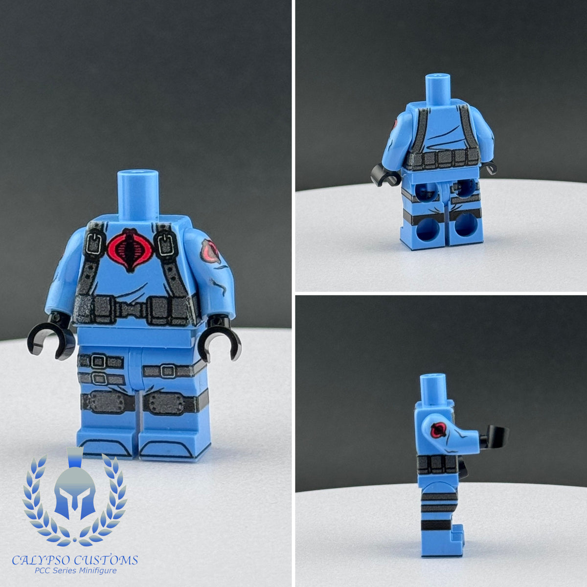 Calypso Customs Custom Printed G.I. Joe Cobra Trooper Light Blue ...