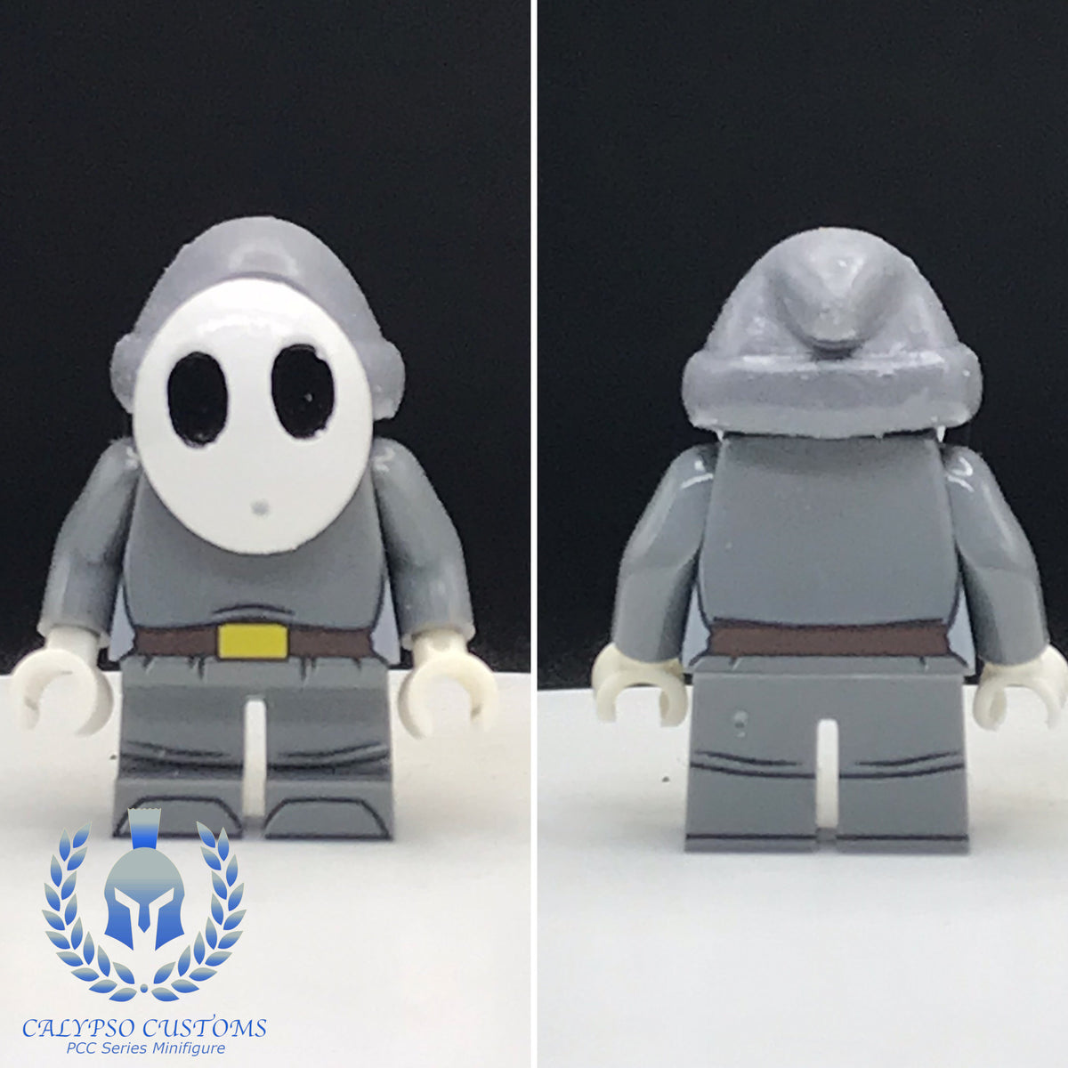 Calypso Customs Shy Guy Grey Custom Printed PCC Series Minifigure