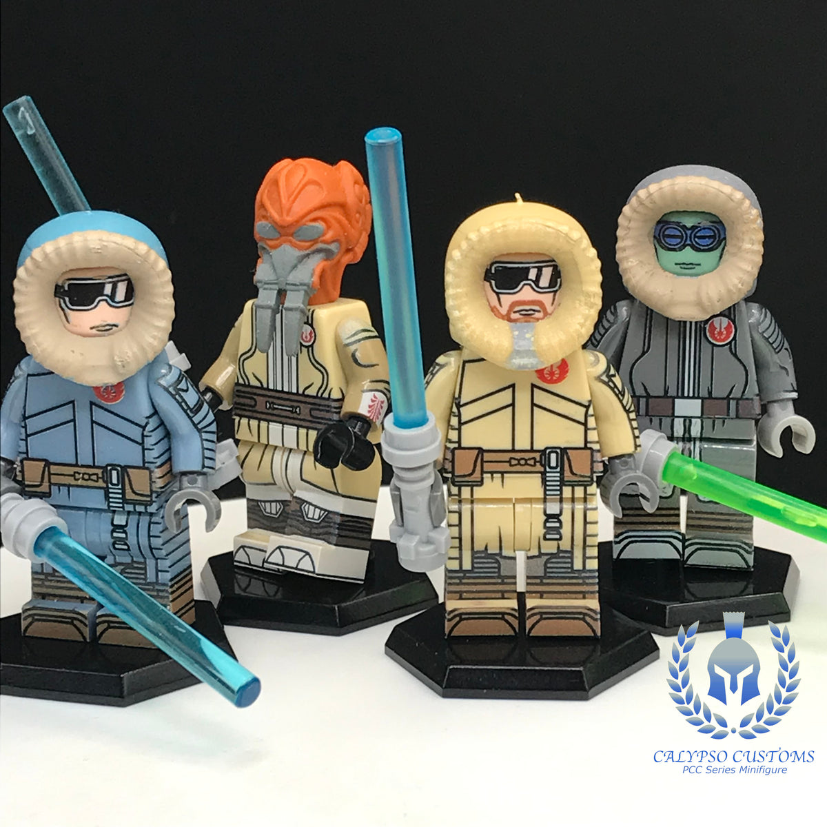 Calypso Customs Cold Weather Jedi Wave 1 Pack Custom Printed PCC Series ...