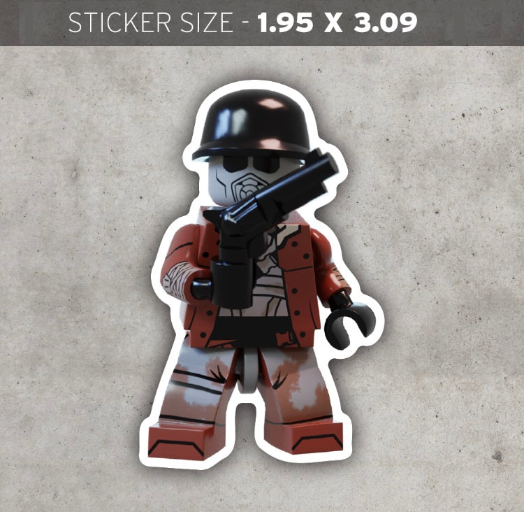 Calypso Customs Fallout New Vegas NCR ranger Custom Printed DIE CUT Sticker