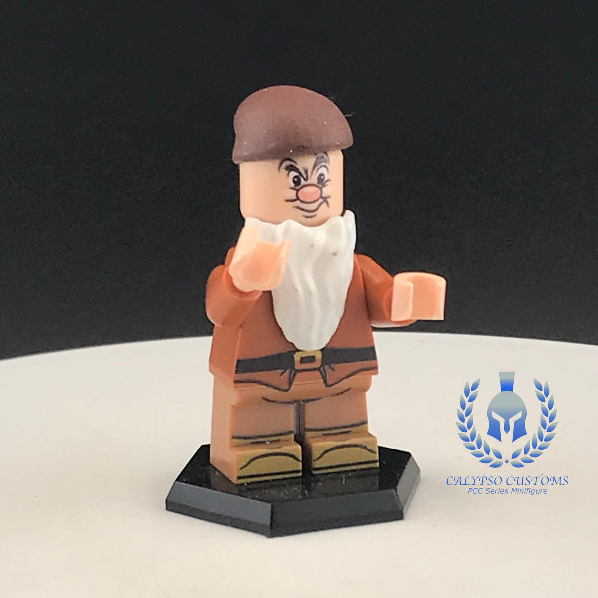 Calypso Customs Dwarf: Grumpy Custom Printed PCC Series Minifigure