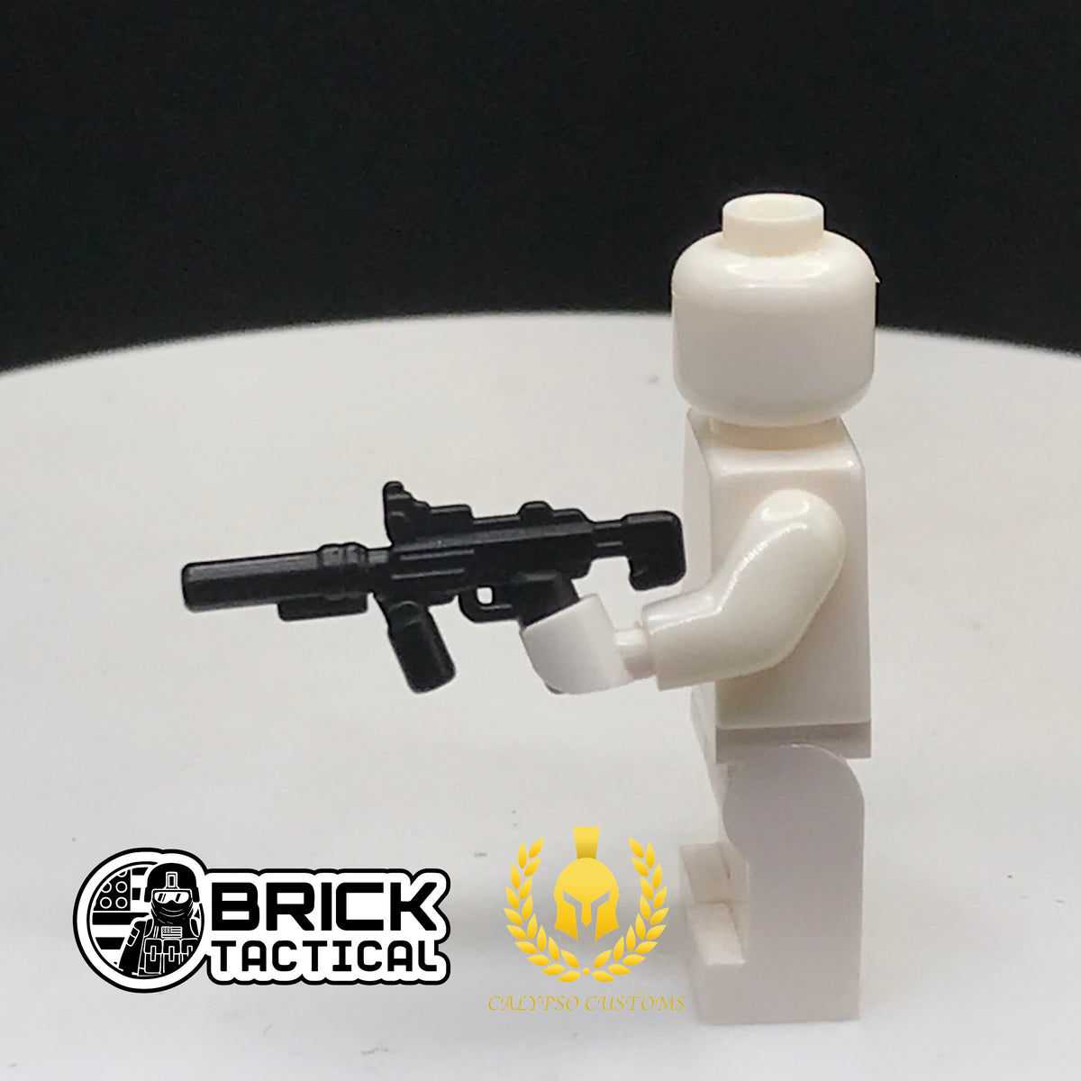 BrickTactical Halo M7S SMG (Black) Minifigure Weapon – Calypso Customs