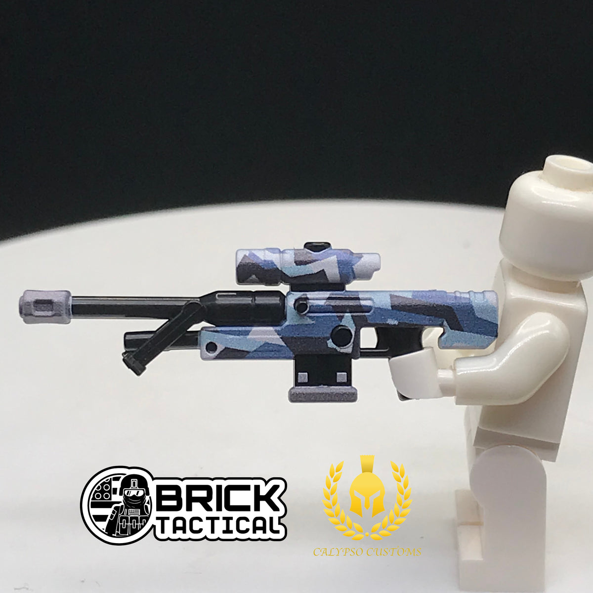 BrickTactical Halo Printed Blue Camo Sniper 99D Minifigure Weapon Pack ...