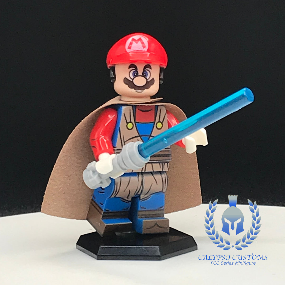 Calypso Customs Jedi Crossover Mario Custom Printed PCC Series Minifigure