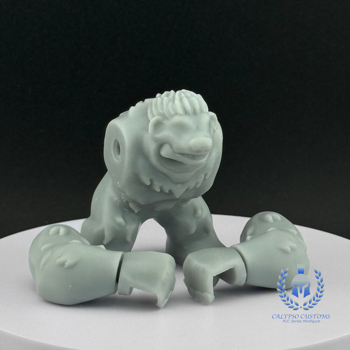 Calypso Customs Custom 3D Resin Printed Beastboy Beast Form Unpainted ...