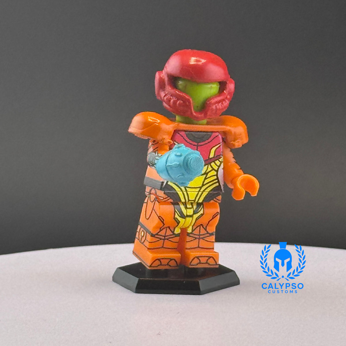 Calypso Customs Metroid Samus Aran Custom UV Printed PCC Series Miniature