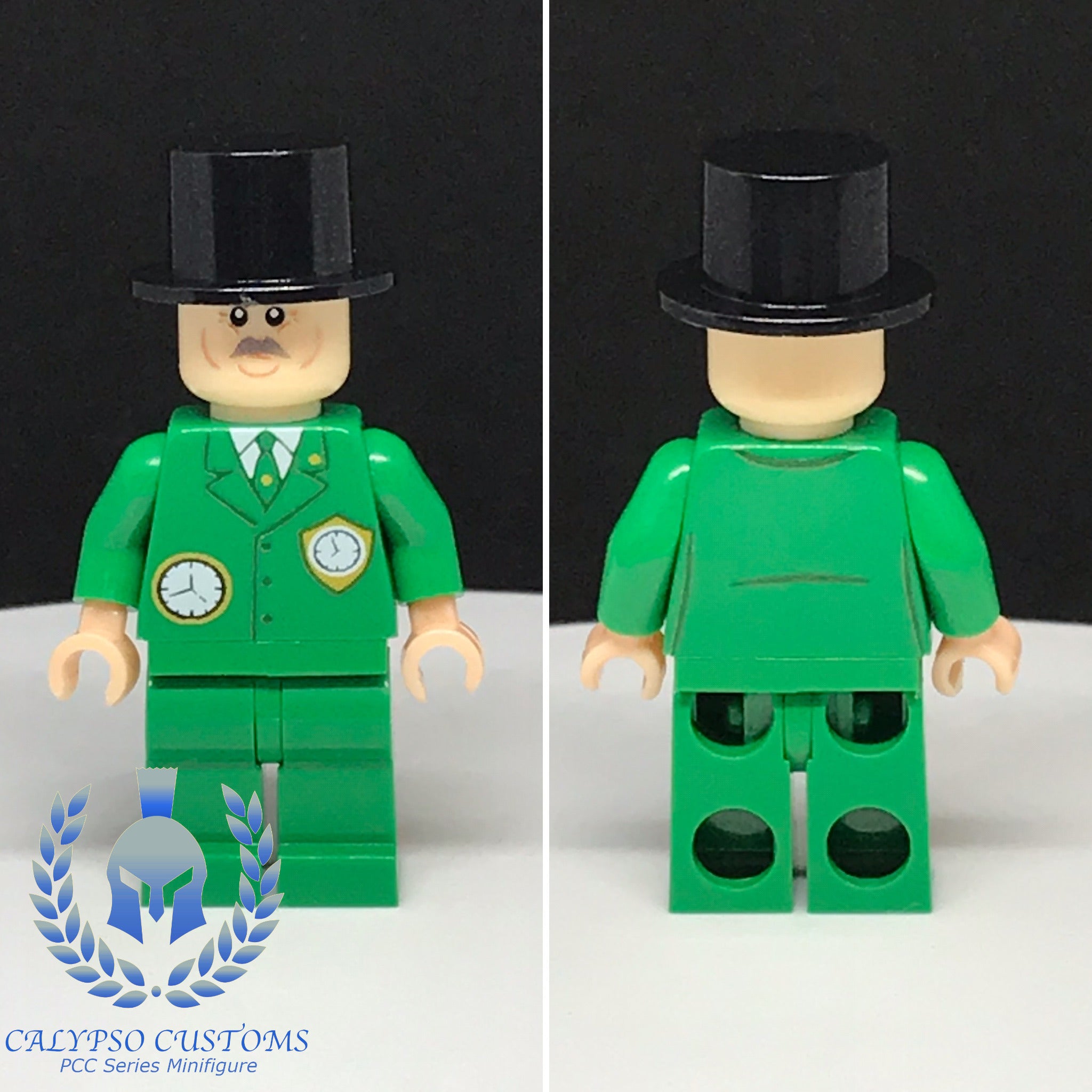 Calypso Customs 1960's Clock King Custom Printed PCC Series Minifigure