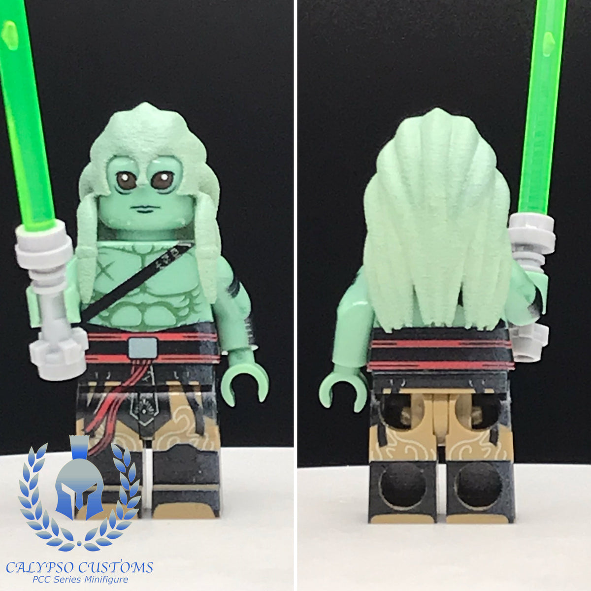 Calypso Customs Warrior Kit Fisto Custom Printed PCC Series Minifigure