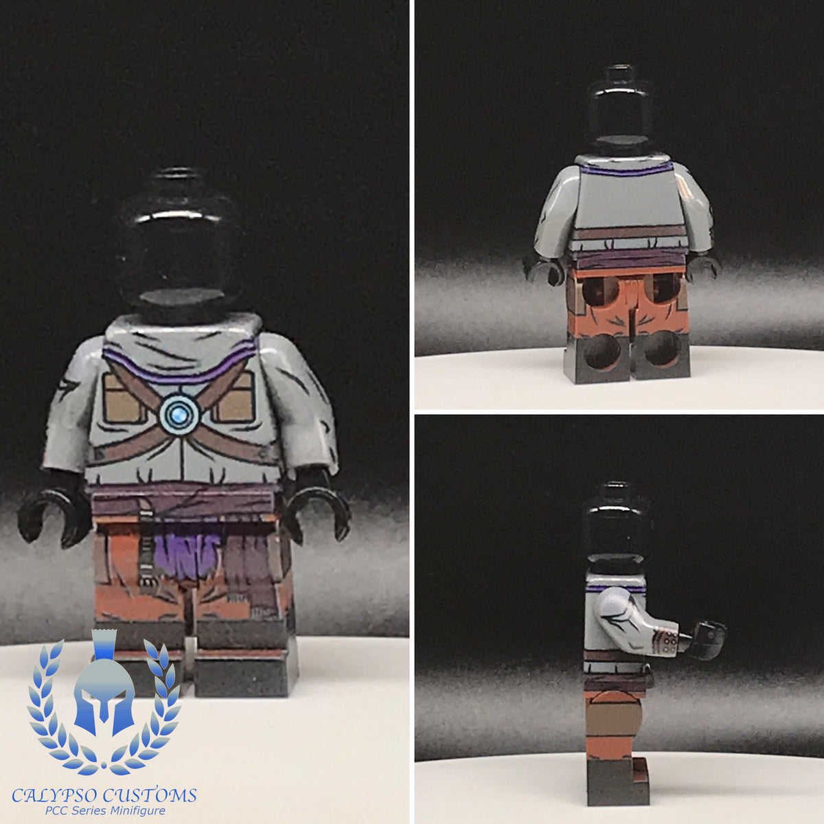 Calypso Customs Grey Jedi Master Armor PCC Series Minifigure Body