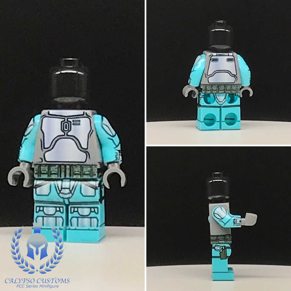 Calypso Customs Cyan Architect Mandalorian Armor PCC Series Minifigure Body