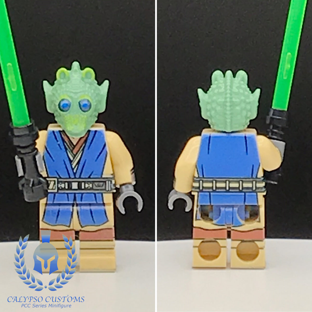 Calypso Customs Rodian Jedi Surveyor Custom Printed PCC Series Minifigure