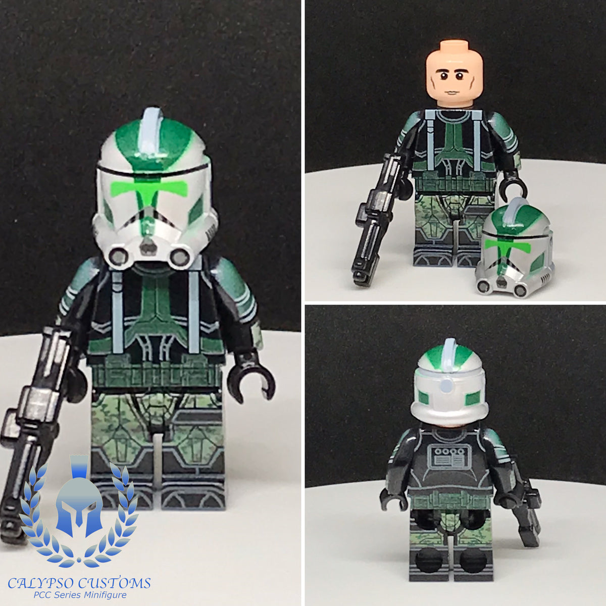 Calypso Customs Clone Commander Gree Custom Printed PCC Series Minifigure