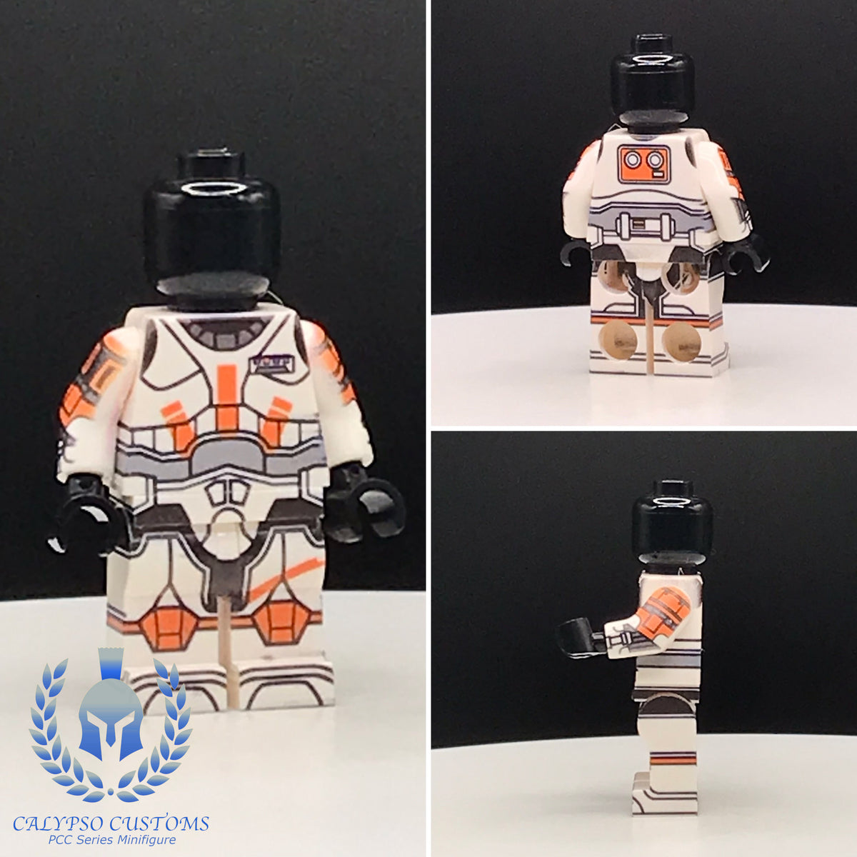 Calypso Customs Clone Commando Cody Armor PCC Series Minifigure Body