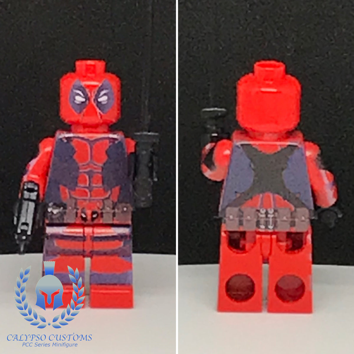 Calypso Customs Deadpool Custom Printed PCC Series Minifigure